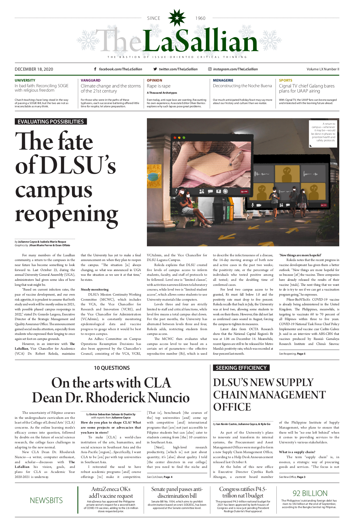 December 2020 – The LaSallian