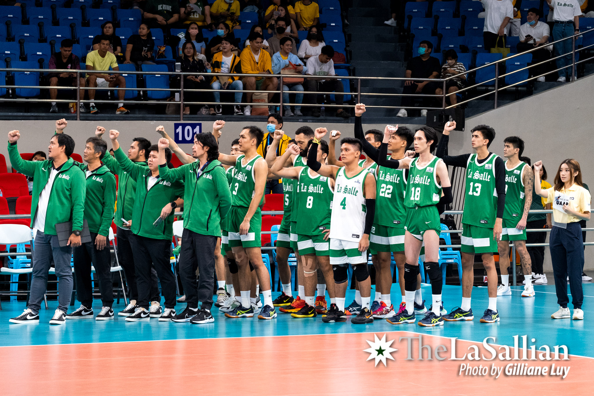 UAAP: DLSU Green Spikers snap three game-winning streak in loss to FEU ...