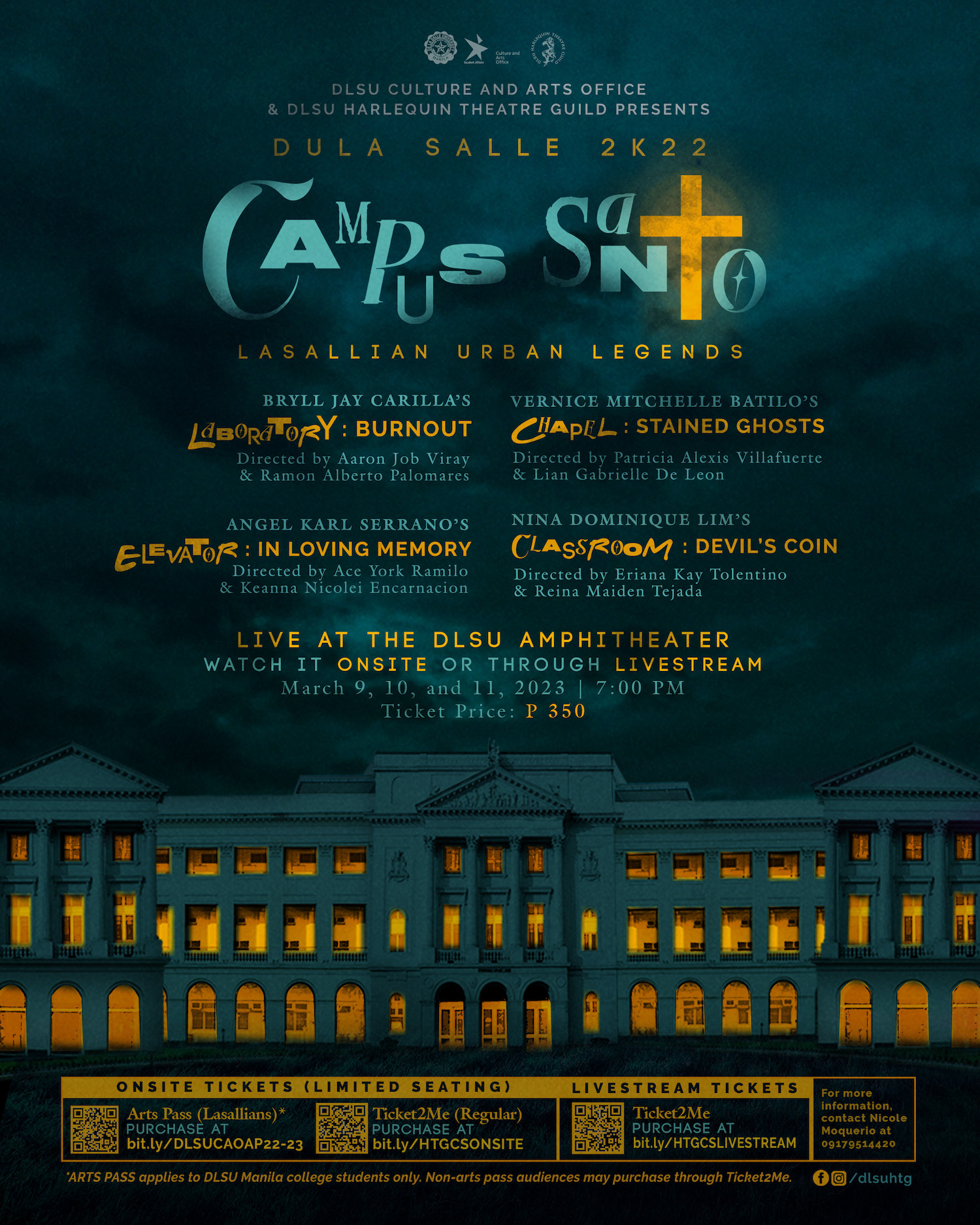 PRESS RELEASE: DuLa Salle 2k22 Campus Santo—Lasallian Urban Legends ...