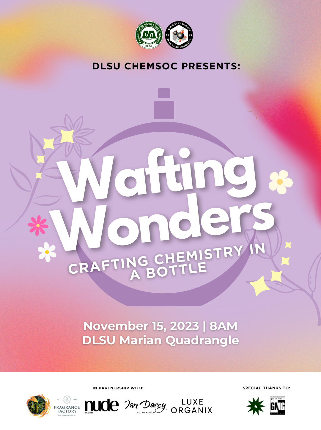 PRESS RELEASE: Wafting Wonders—Crafting Chemistry in a Bottle – The ...